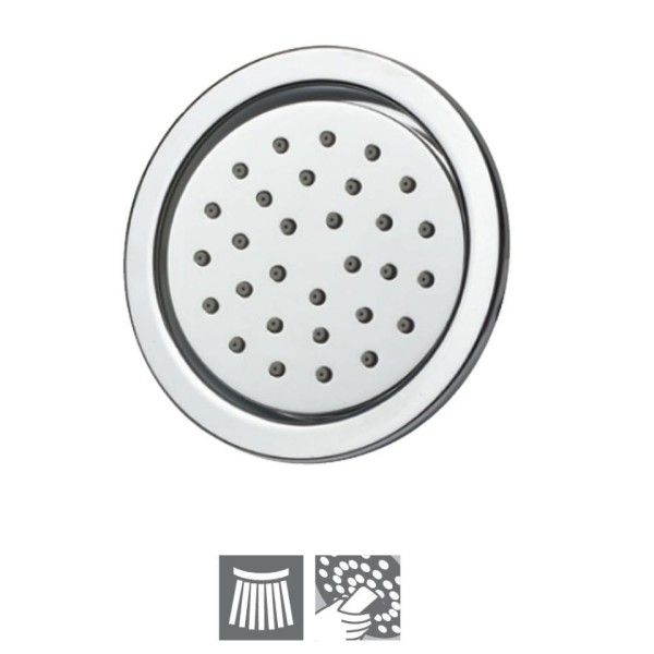 Round Concealed Body Showerhead with Installation Box - Artize