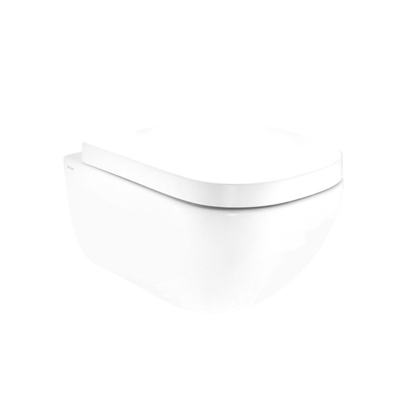 Rimless Wall Hung WC with Hinges & Slim Seat Cover | Artize